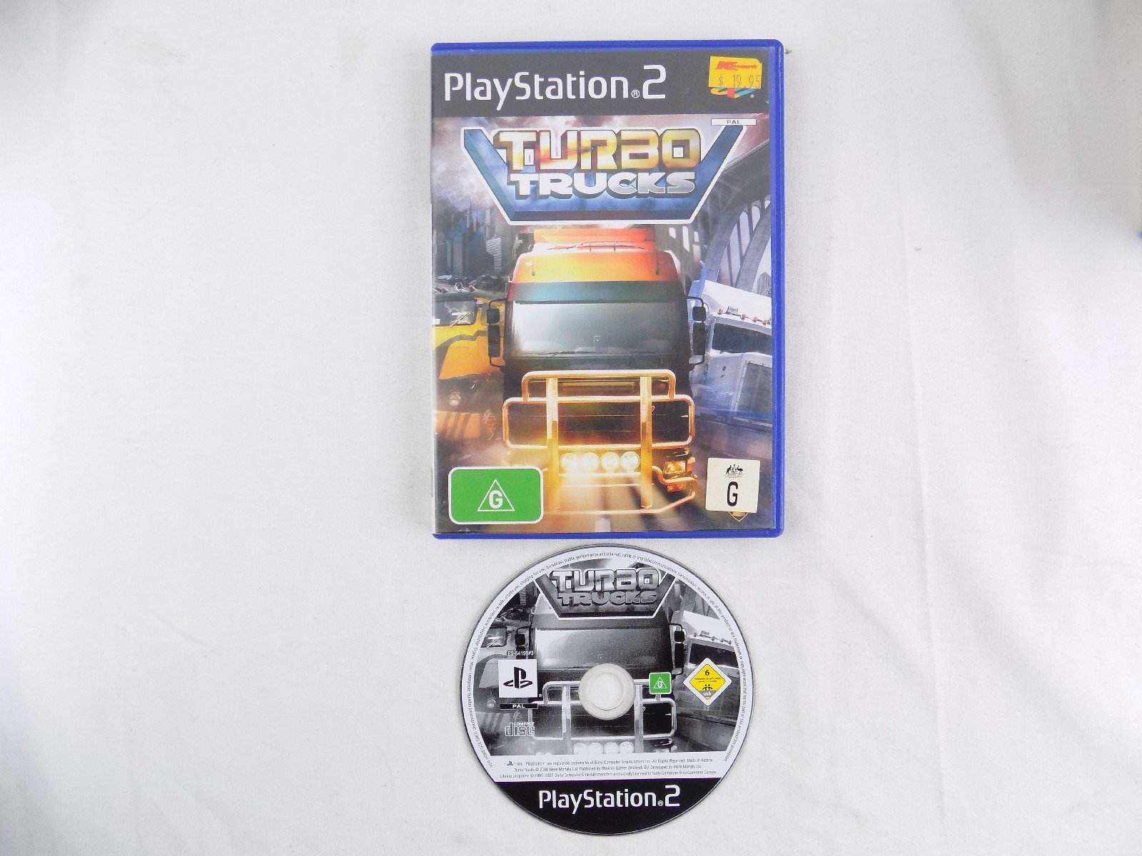 Mint Disc Playstation 2 Ps2 Turbo Trucks - No Manual Free Postage ...