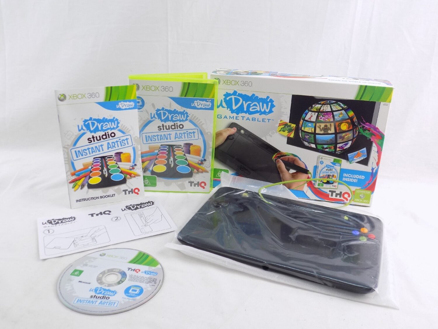 Boxed Xbox 360 uDraw Game Tablet With Instant Artist Game - Starboard Games