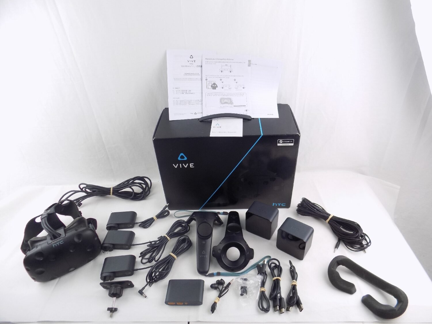 Boxed Valve Software Steamworks HTC Vive Virtual Reality VR Headset ...