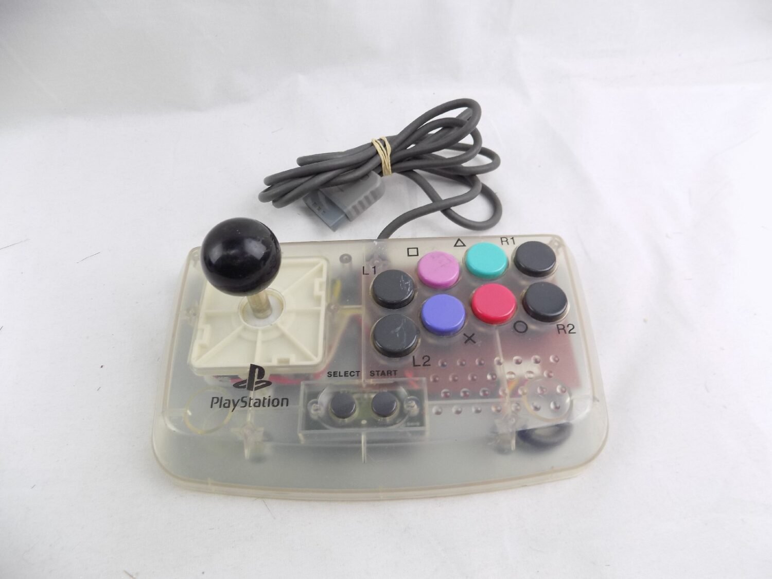 Hori Playstation 2 PS2 Compact Joystick Fightpad Translucent Controller ...