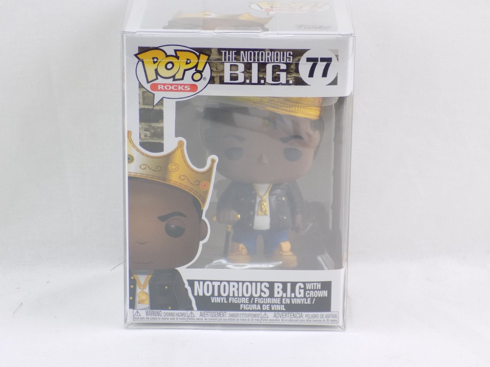 Brand New Funko Pop The Notorious B.I.G. w/Crown #77 Exclusive Vinyl ...