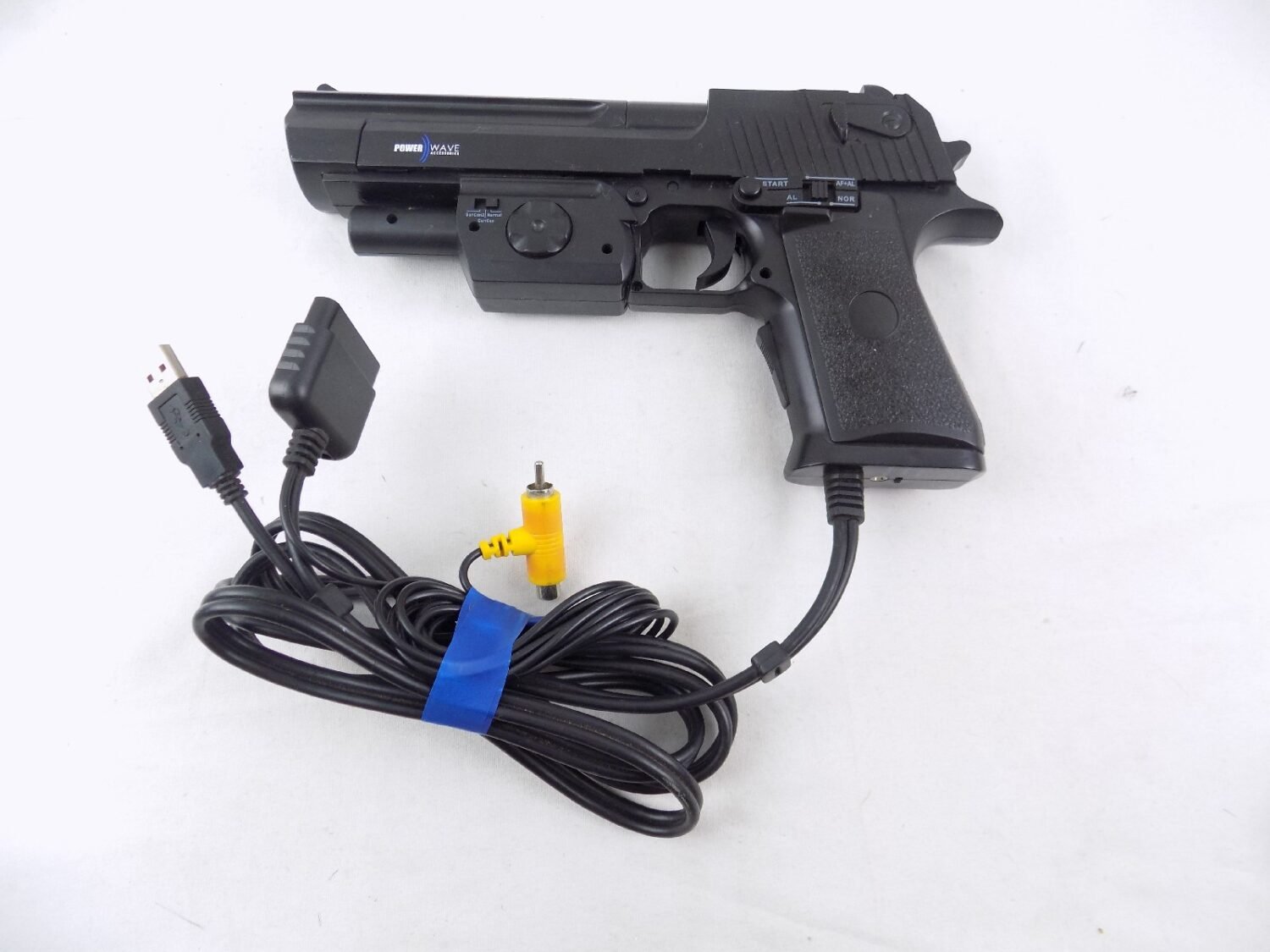 Playstation 2 PS2 Power Wave Desert Eagle USB Guncon Controller ...