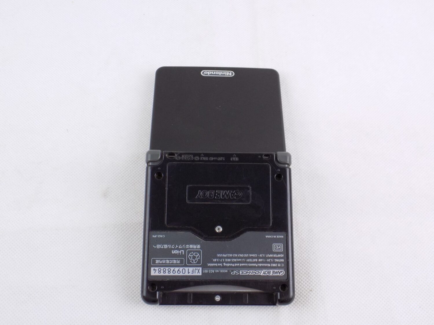 Grade A Nintendo GameBoy Game Boy Advance SP Onyx Black Frontlit ...