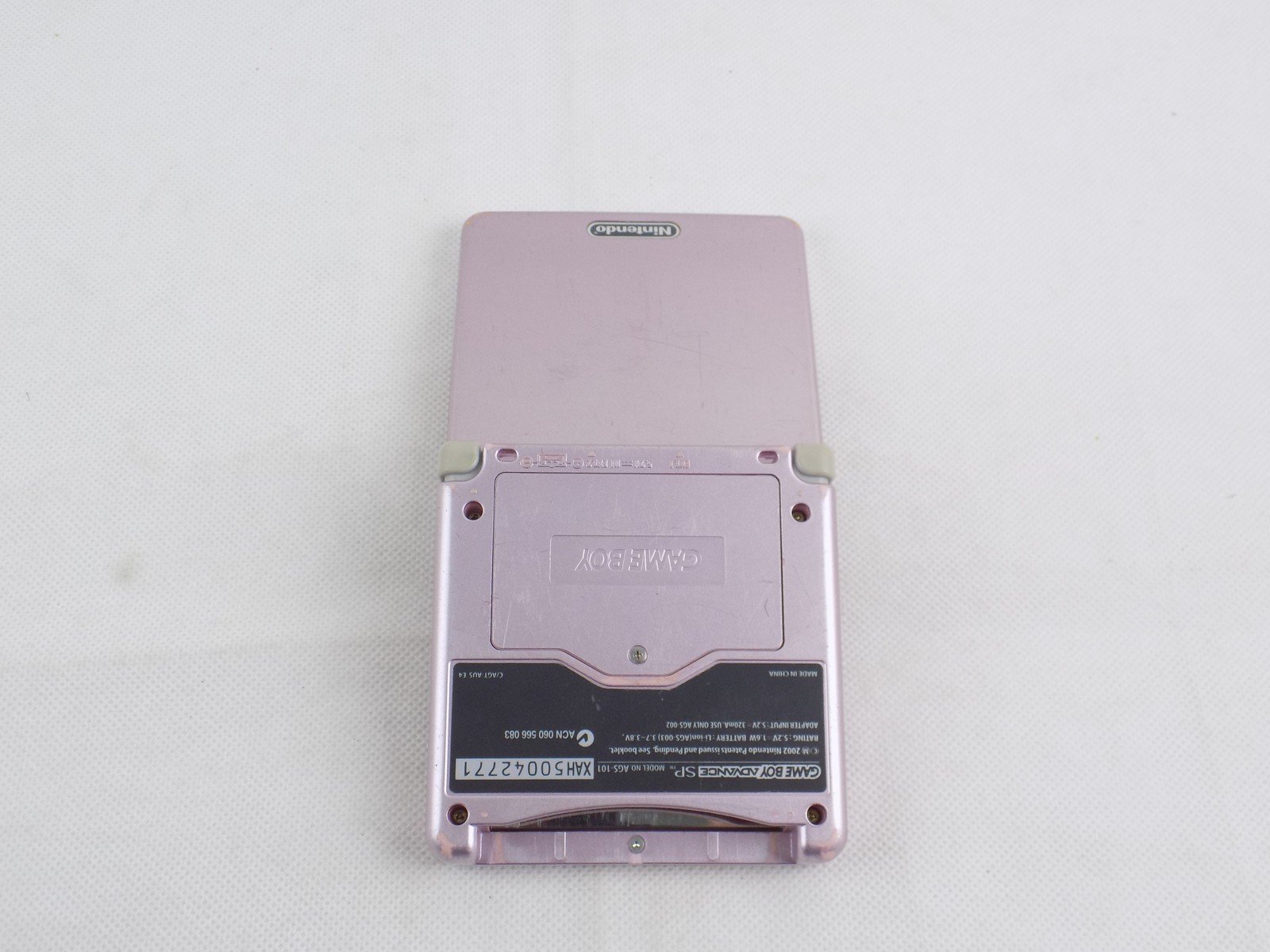 Grade A Nintendo GameBoy Game Boy Advance SP Pearl Pink Backlit ...
