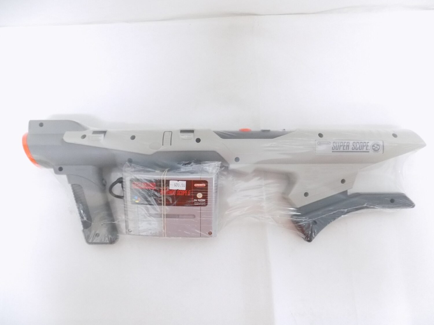 SNES Super Nintendo Gun Super Scope, Receiver + Cartridge - Starboard Games
