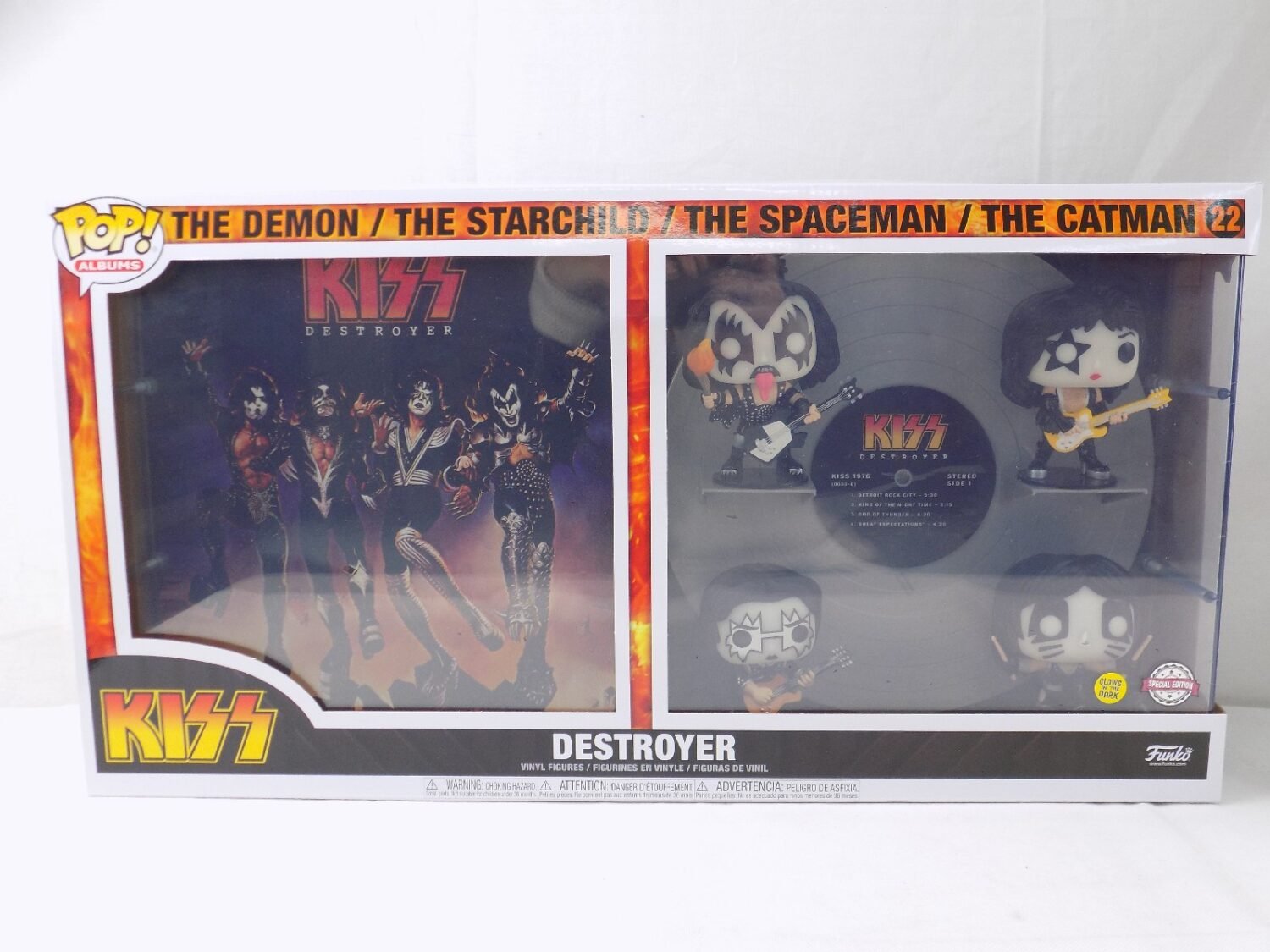 Brand New Funko Pop Albums Destroyer GITD 22 Kiss Vinyl Figure ...