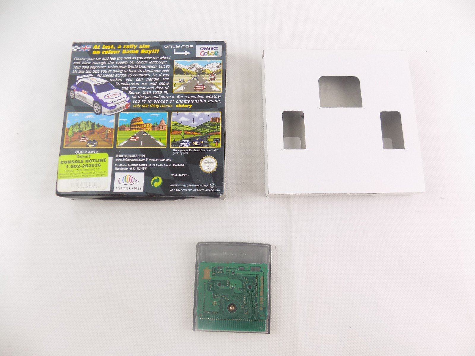 Boxed GameBoy Color GBC V-Rally Championship Edition Free Postage ...