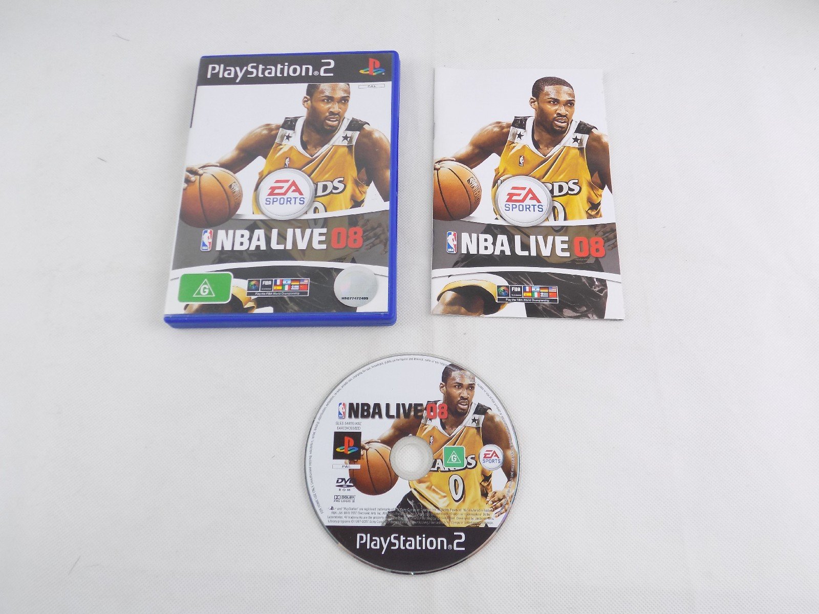 Mint Disc Playstation 2 Ps2 NBA Live 08 - Inc Manual - Starboard Games