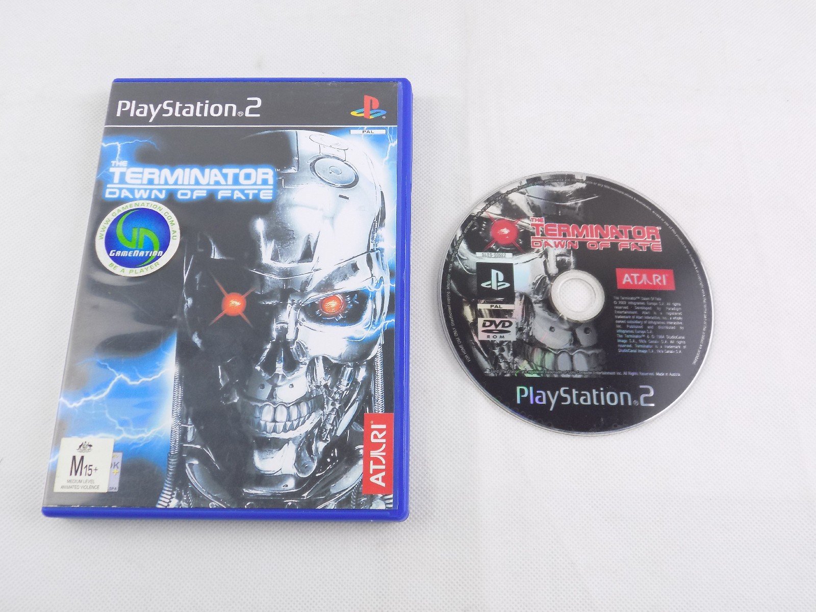Mint Disc Playstation 2 Ps2 The Terminator Dawn Of Fate - No Manual ...