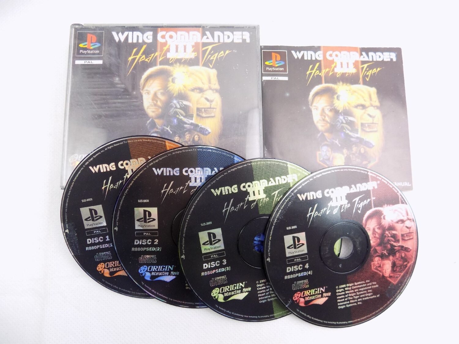 Mint Disc Playstation 1 Ps1 Wing Commander III 3 Heart Of The Tiger ...