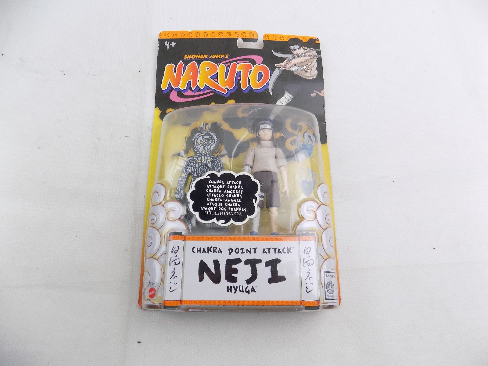 Brand New Mattel Naruto Chakra Point Attack Neji Hyuga Action Figure No ...
