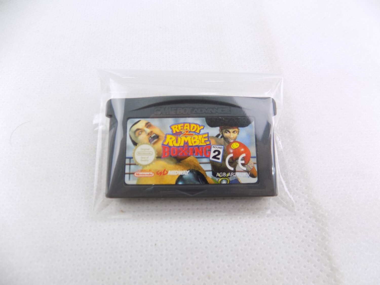 Gameboy Like New Game Boy Advance GBA Ready 2 Rumble Boxing Round 2 ...