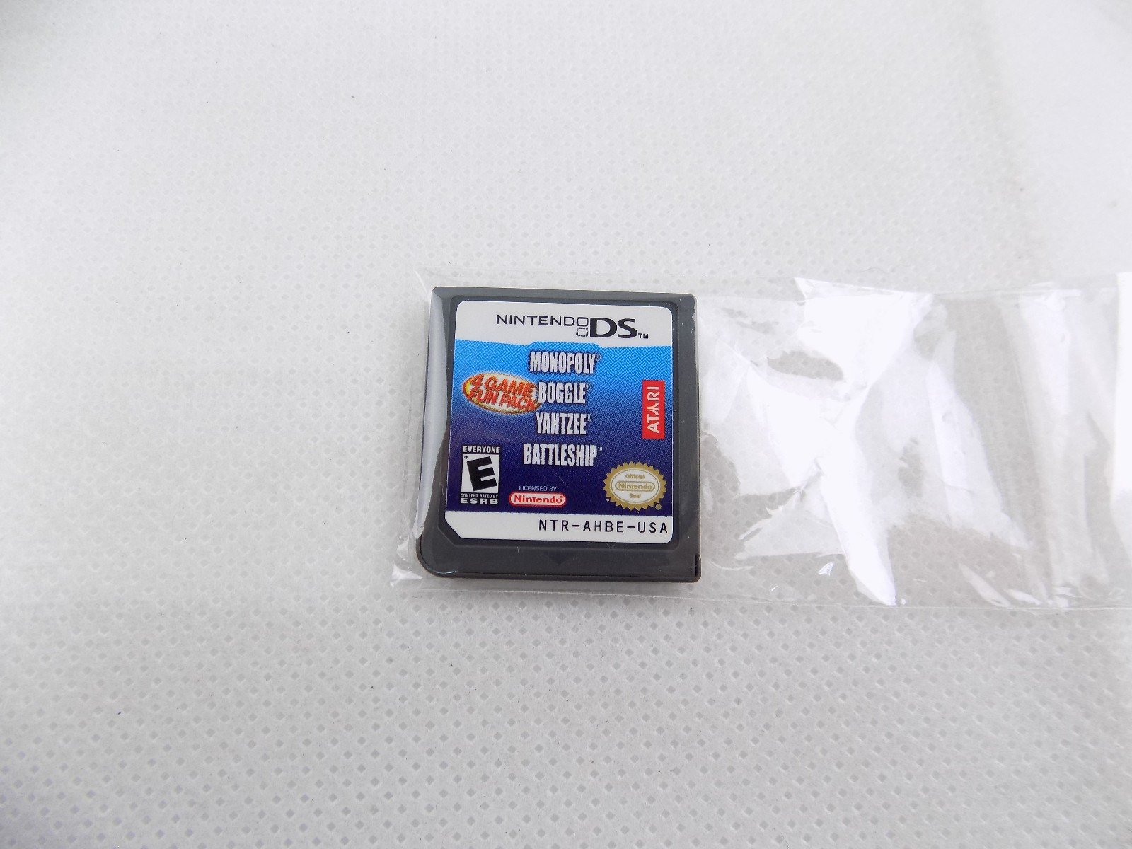 Like New Nintendo DS Cart Only Monopoly, Boggle, Yahtzee, Battleship 4 ...