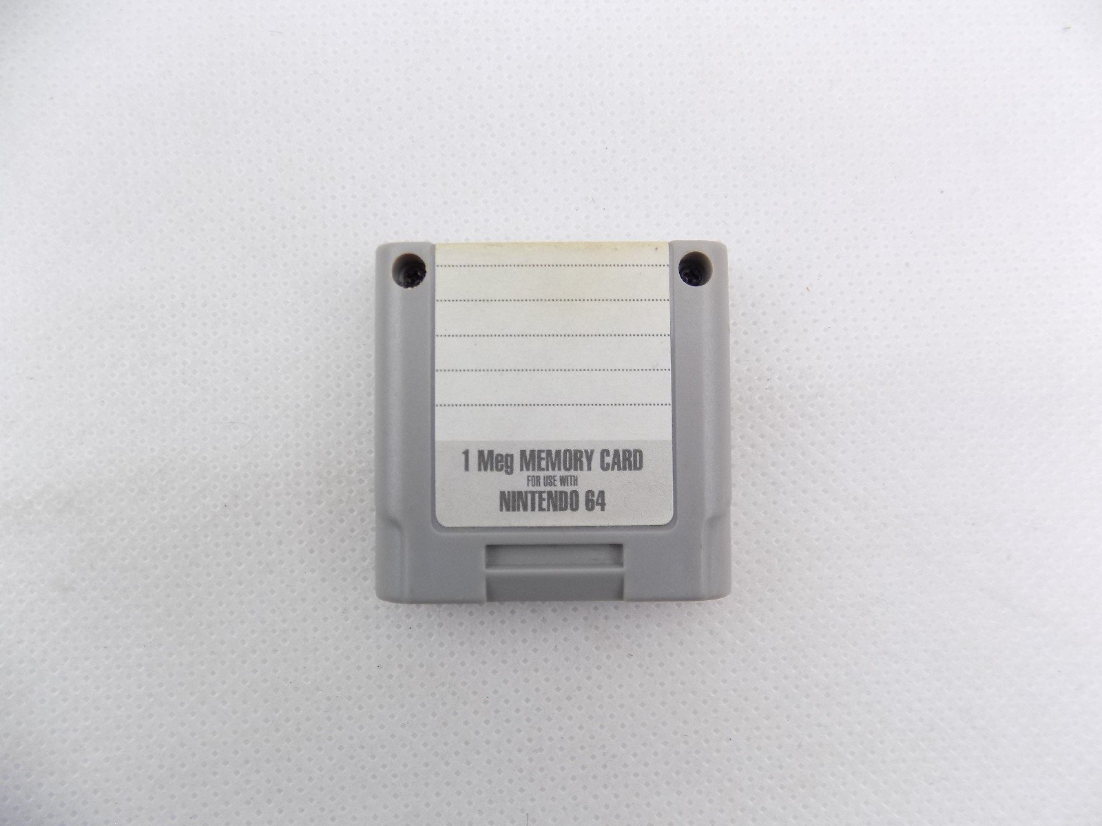 Nintendo 64 N64 1MB Megabyte Memory Card - Starboard Games