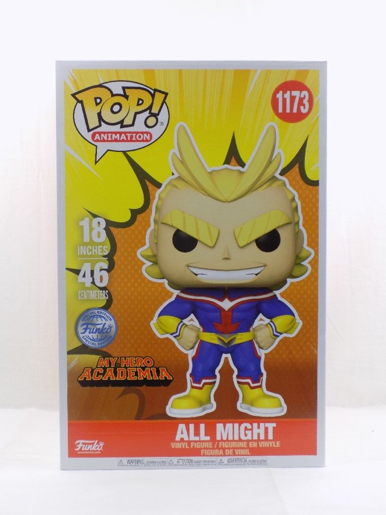 Brand New Funko Pop All Might 1173 My Hero Academia Vinyl Figure ...