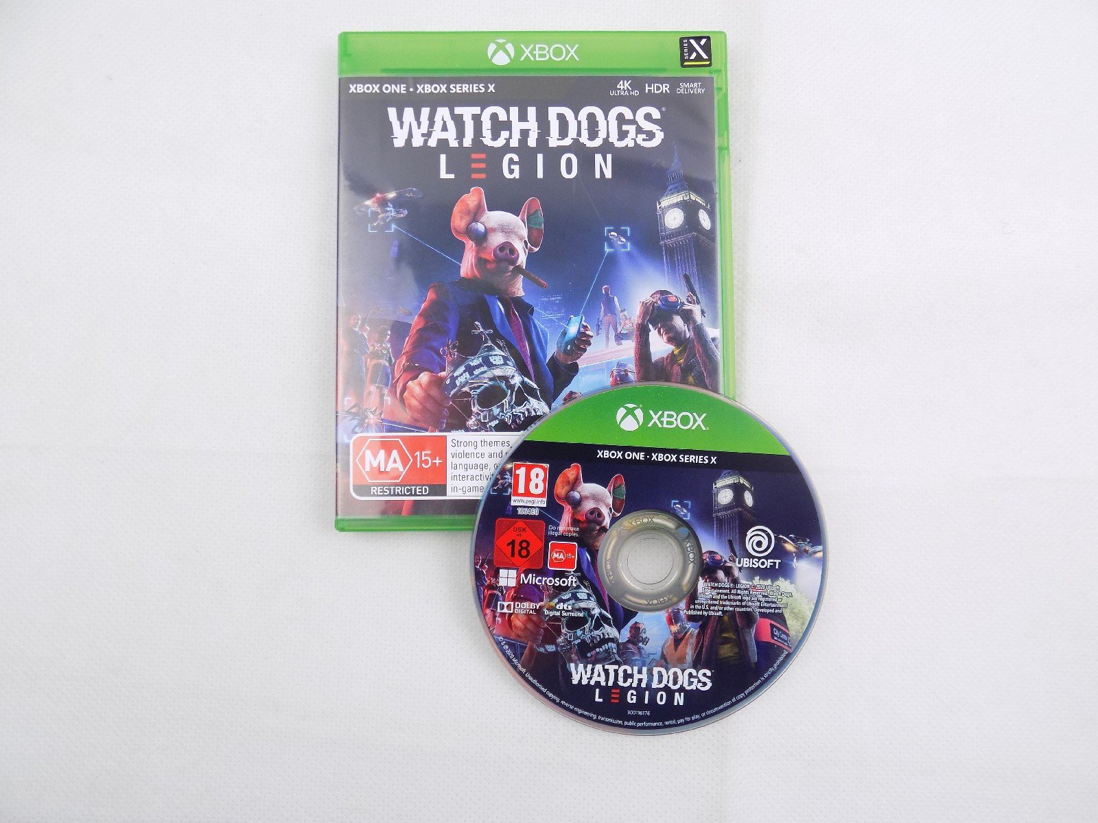 Mint Disc Xbox One Watch Dogs Legion Free Postage - Starboard Games