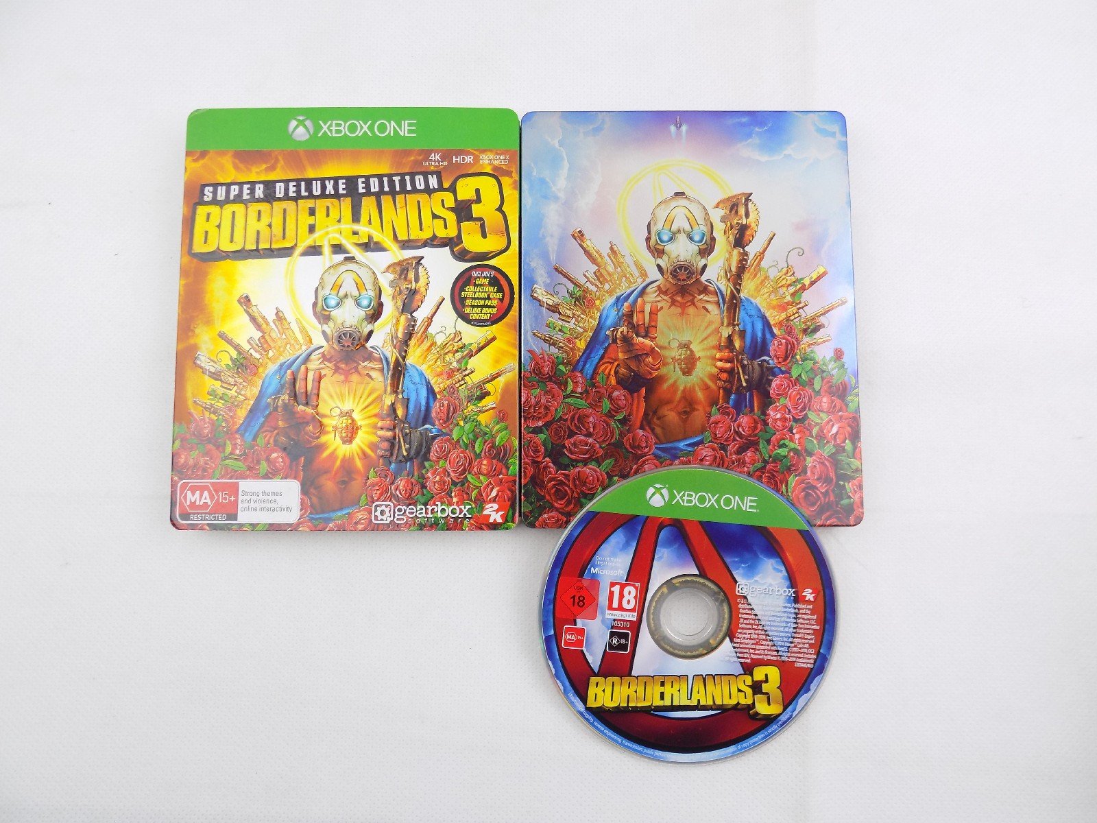 Mint Disc Xbox One Borderlands 3 Super Deluxe Edition Steelbook ...