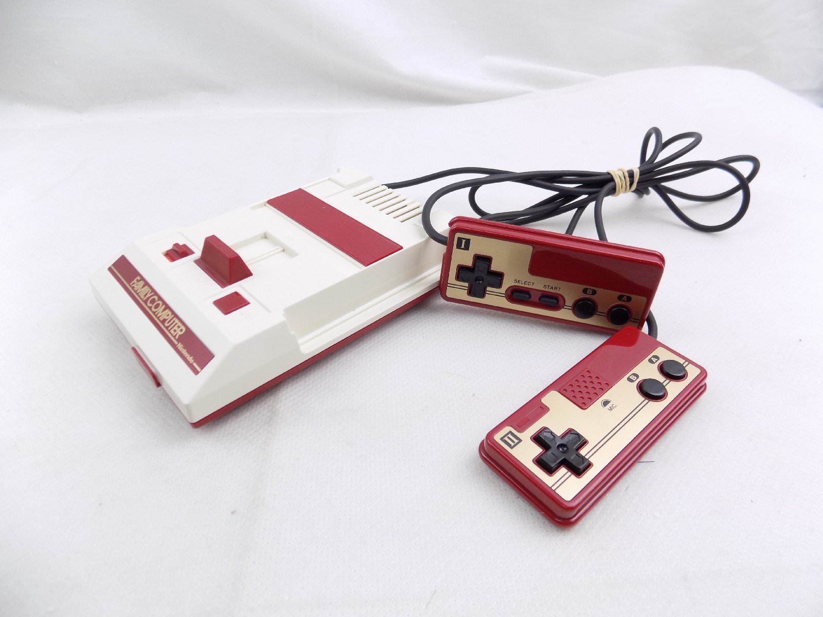 Nintendo Famicom Classic Mini Console With Two Controllers And Cables ...