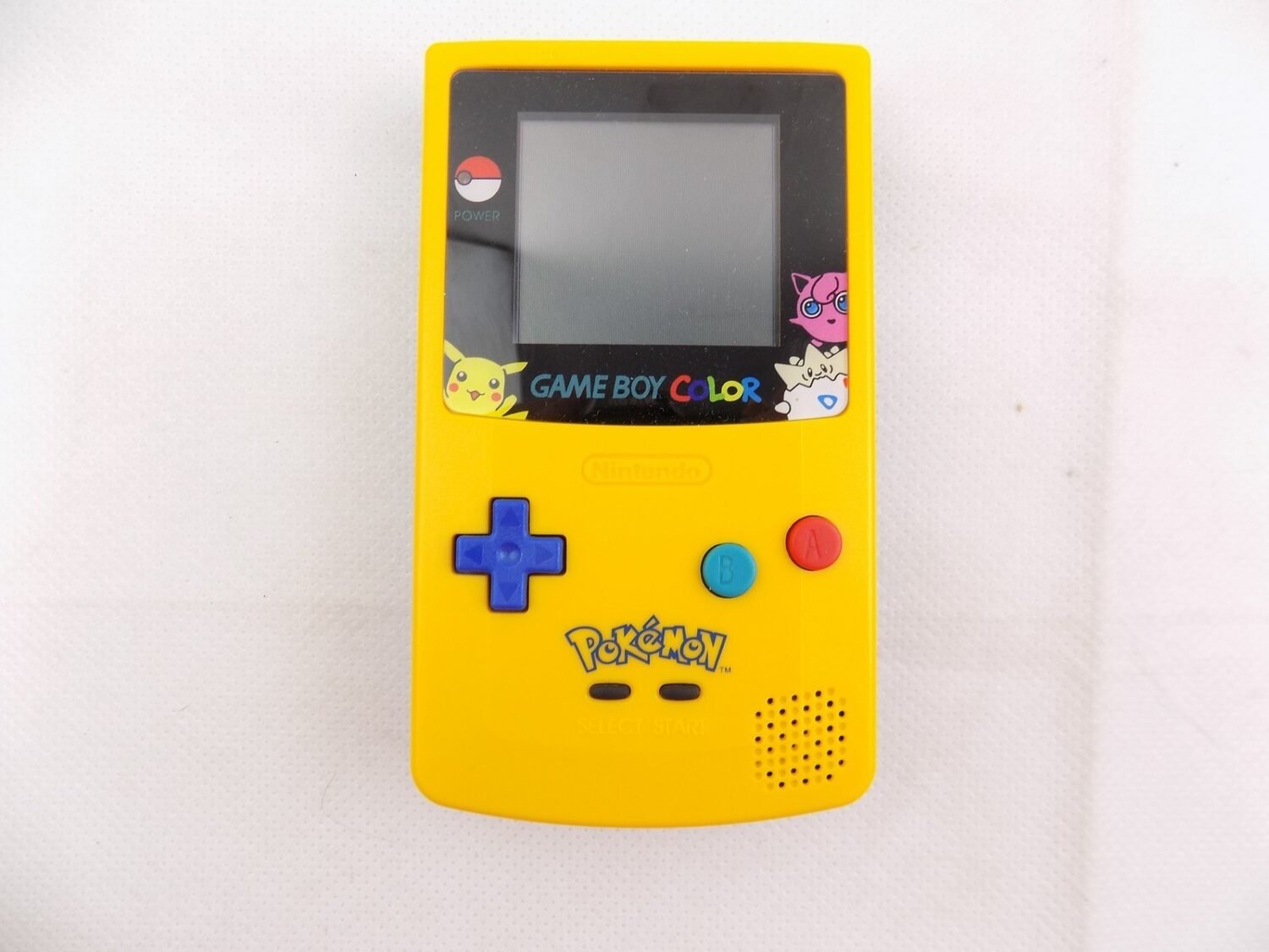 Nintendo Gameboy Game Boy Color Yellow Pokemon Handheld Console ...