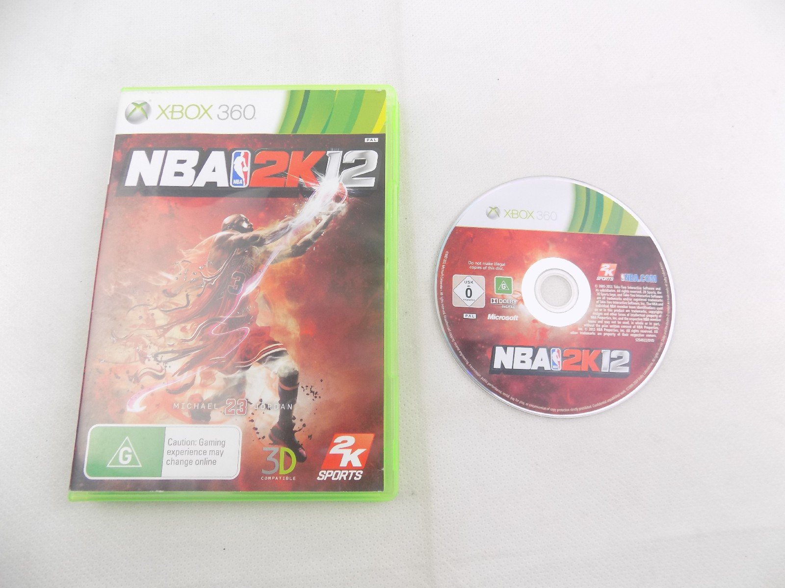 Mint Disc Xbox 360 NBA 2K12 2012 12 - No Manual Free Postage ...