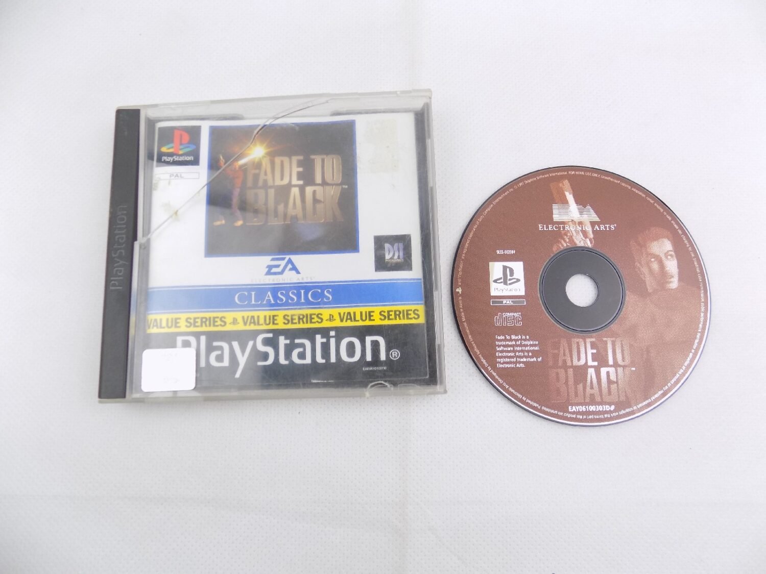 Mint Disc Playstation 1 Ps1 Fade To Black - No Manual Classics Free ...