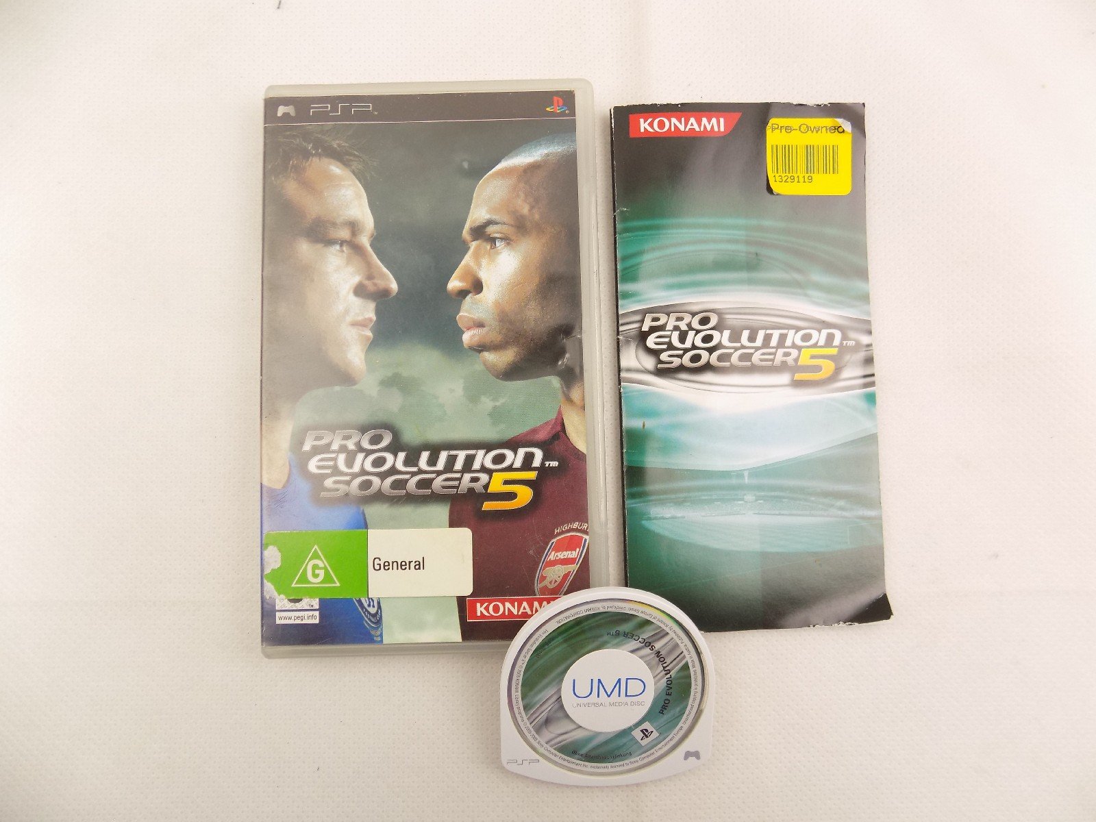 Playstation Portable PSP Pro Evolution Soccer 5 Inc Manual Playstation Portable PSP Pro Evolution Soccer 5 Inc Manual