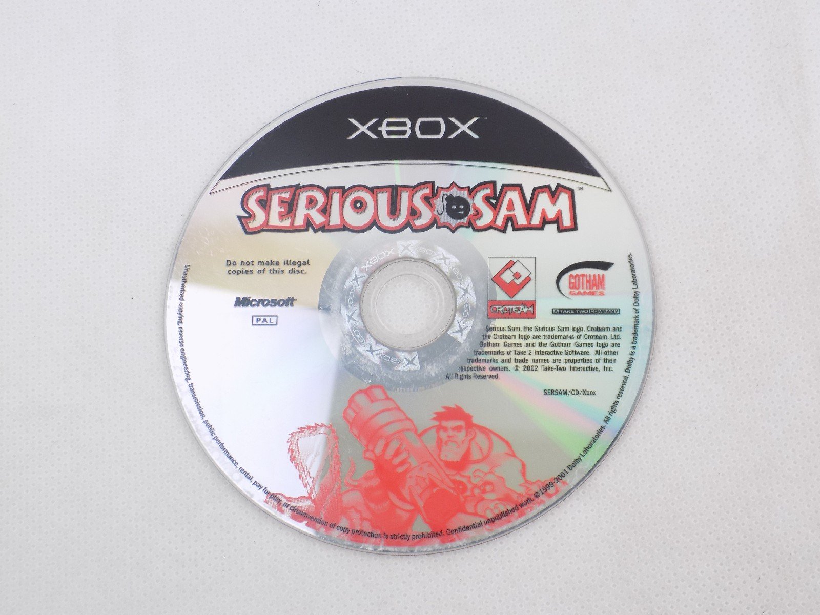 Mint Disc Xbox Original Serious Sam - Disc Only Free Postage I - 13 ...