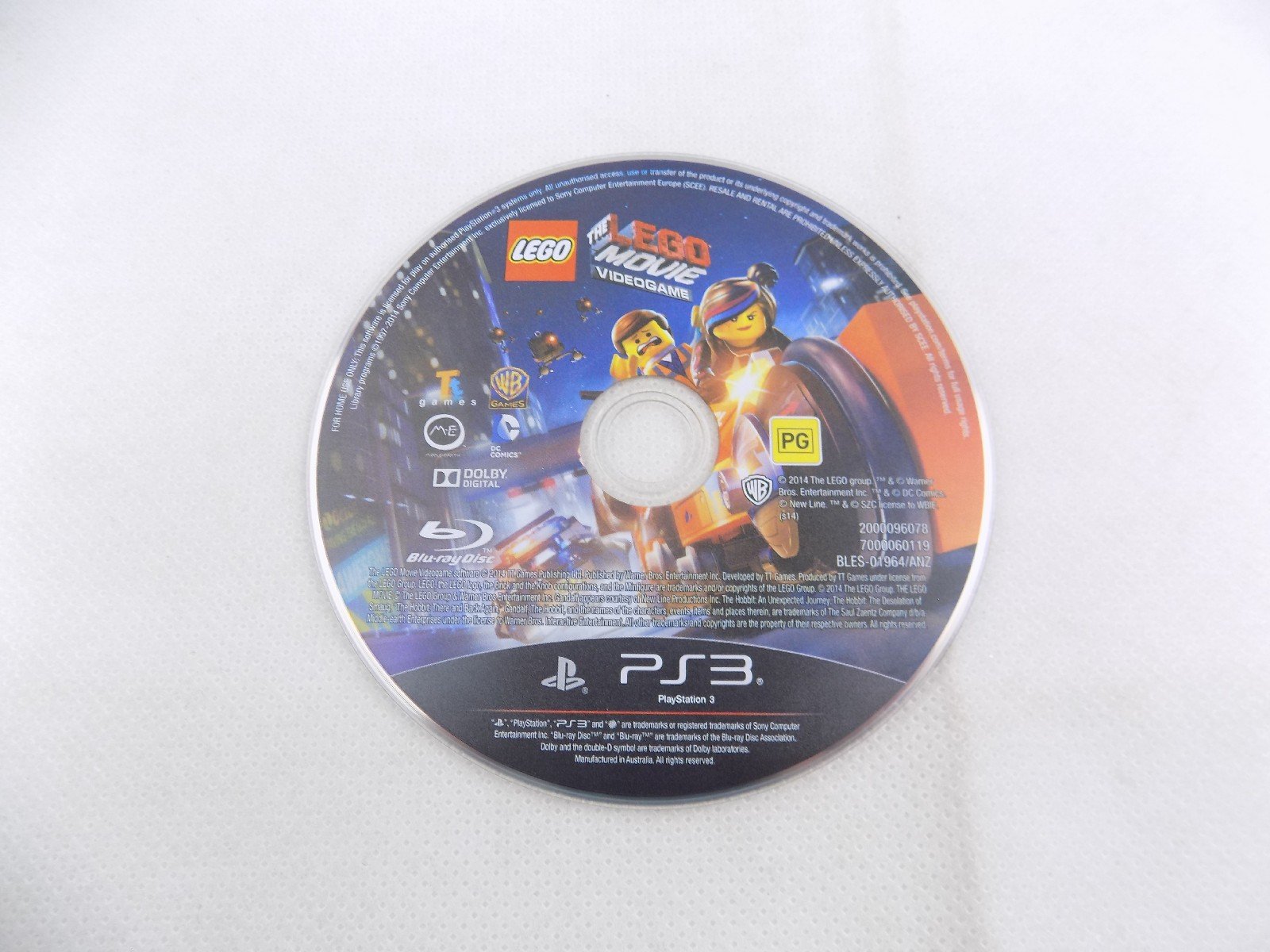 Mint Disc Playstation 3 Ps3 Lego The Lego Movie Videogame - Disc Only ...
