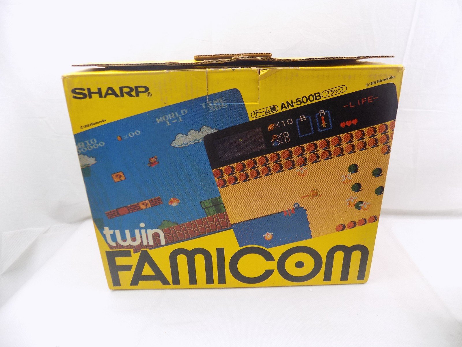 Boxed Twin Sharp Nintendo Famicom AN-500B Black and Red Console ...