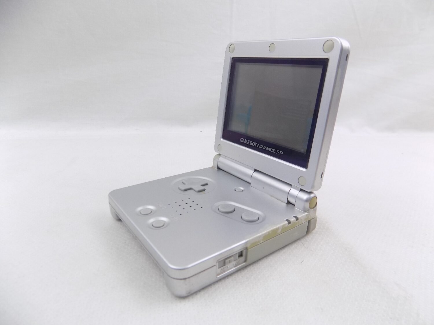 Boxed Like New Game Boy Advance SP Silver Frontlit Handheld Console ...