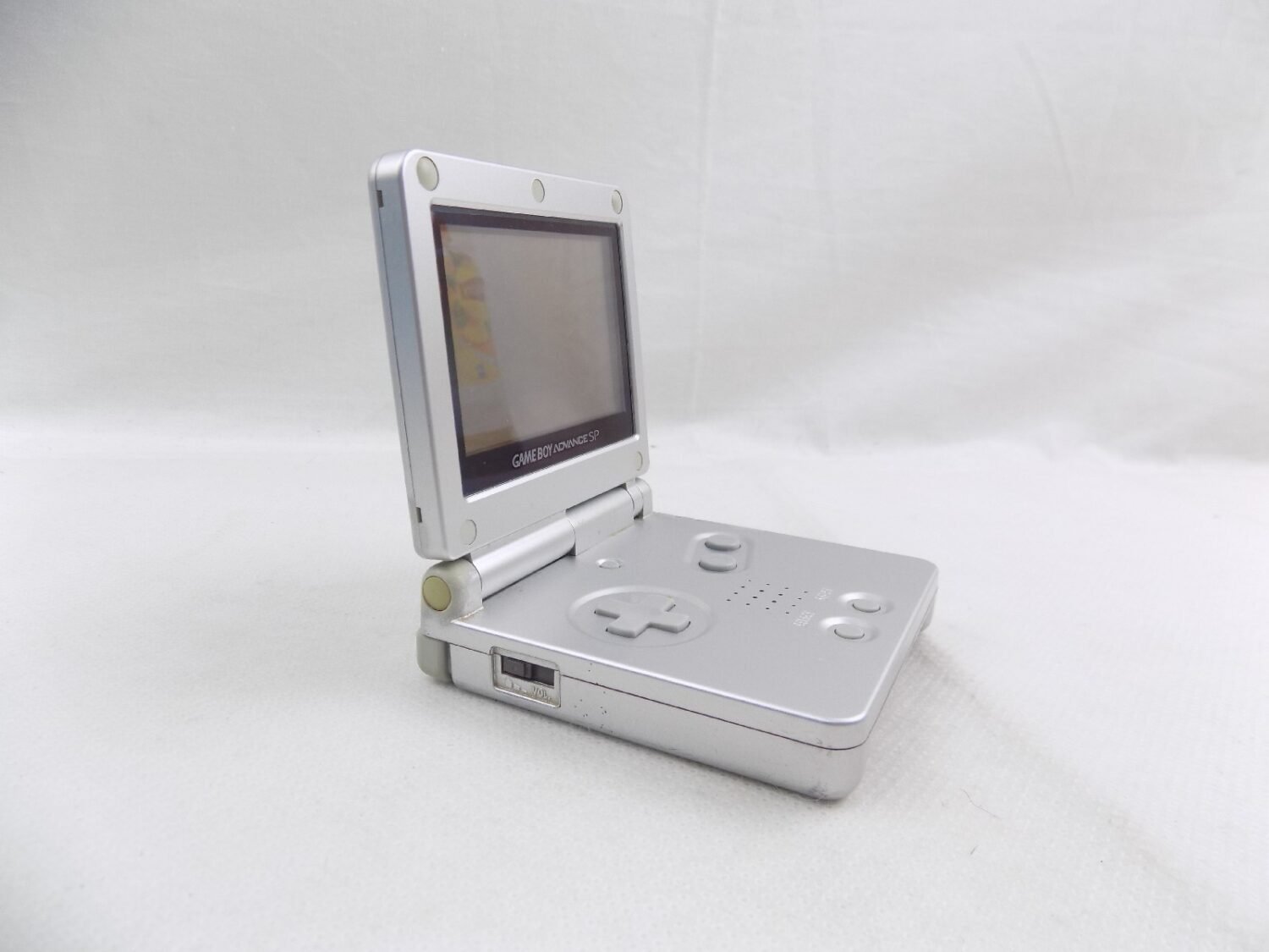 Boxed Like New Game Boy Advance SP Silver Frontlit Handheld Console ...