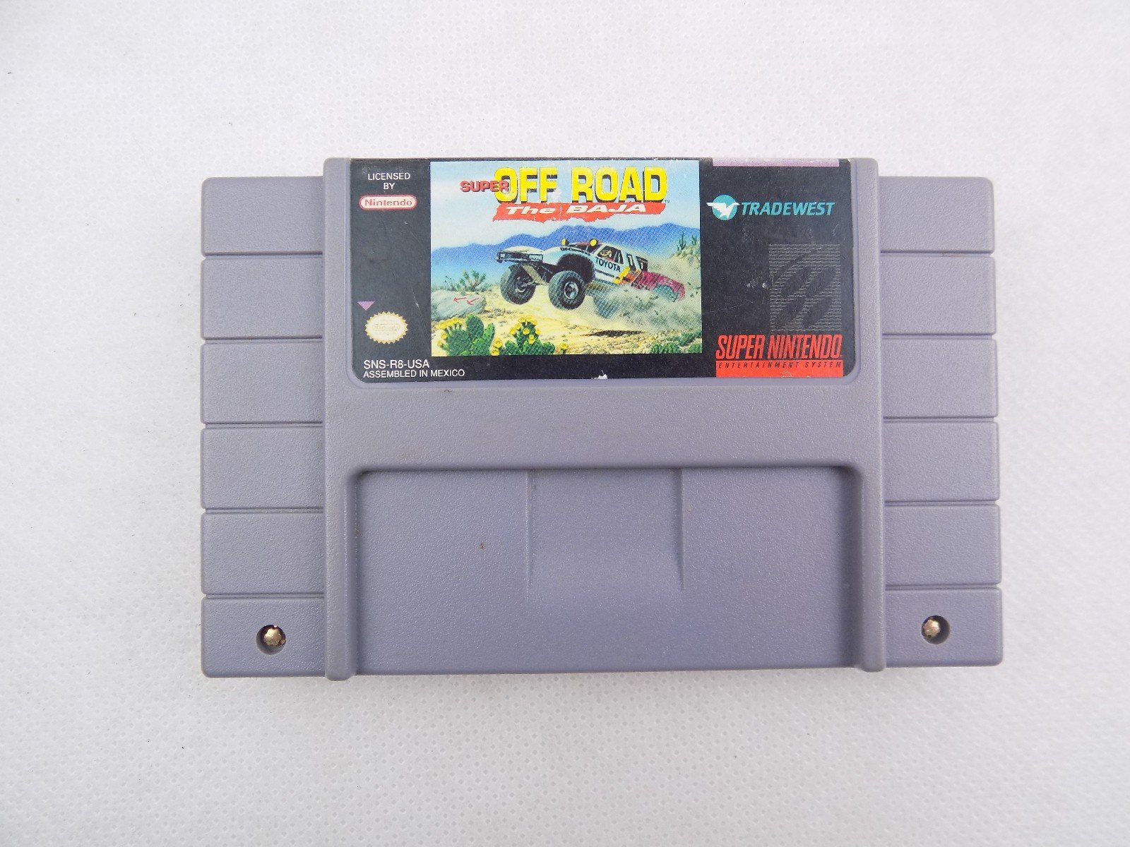 SNES Super Nintendo Like New Super Off Road The Baja - NTSC - Grade A ...