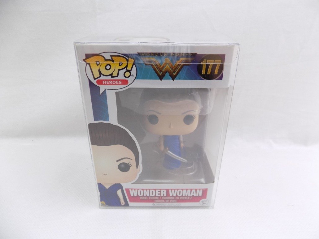 Brand New Funko Pop Wonder Woman (Blue Dress) 177 Wonder Woman Vinyl ...