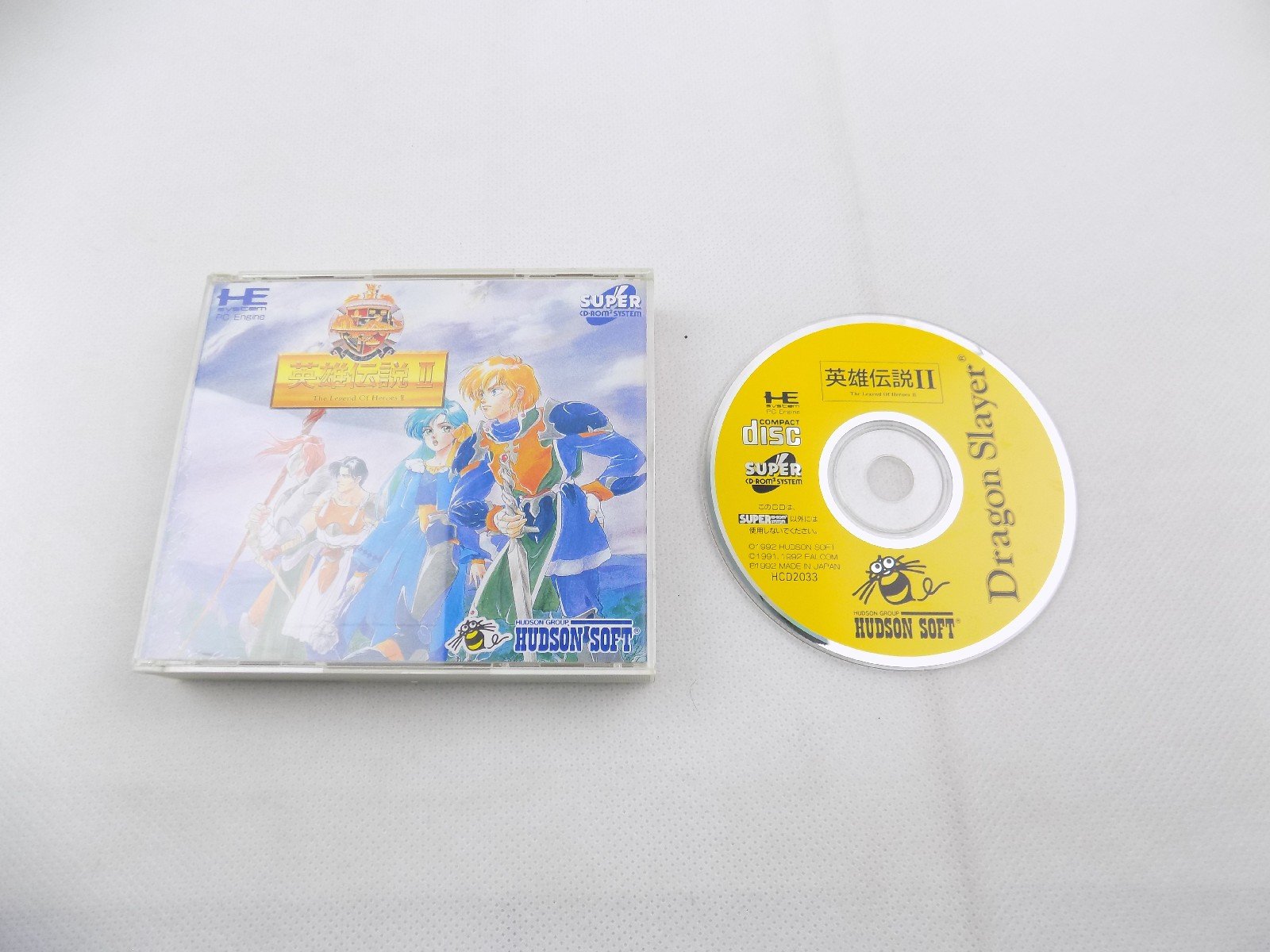 PC Engine HE System CD Japan Dragon Slayer The Legend of Heroes 2 ...