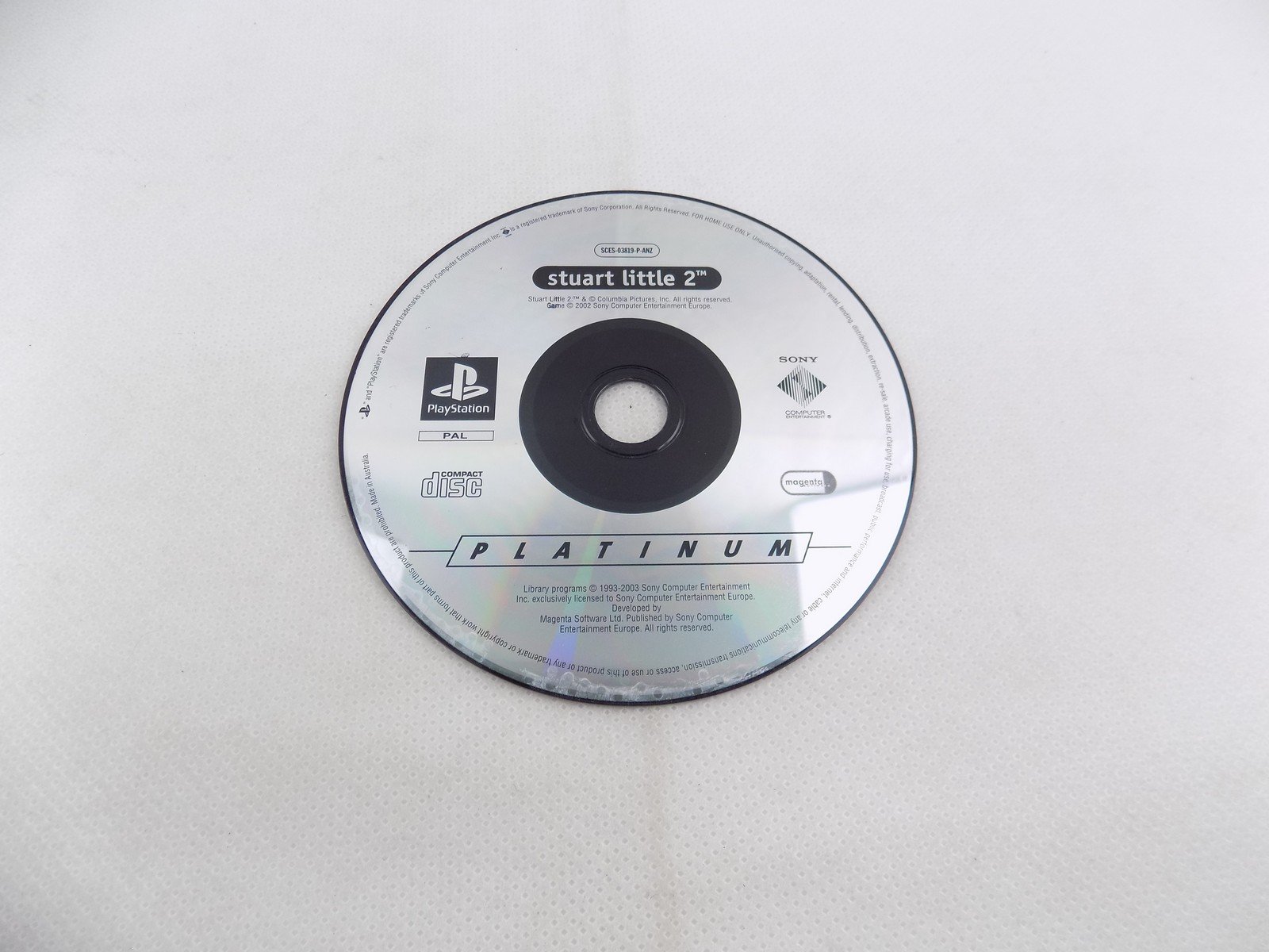 Mint Disc Playstation 1 Ps1 Stuart Little 2 - Disc Only Free Postage II ...