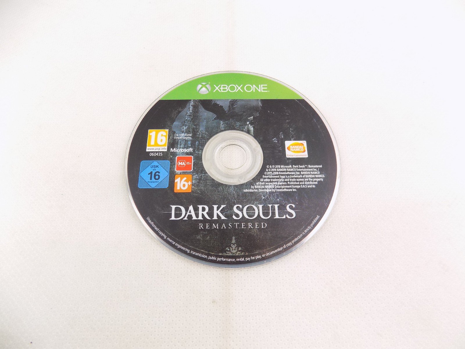 Mint Disc Xbox One Dark Souls Remastered - Disc Only - Starboard Games