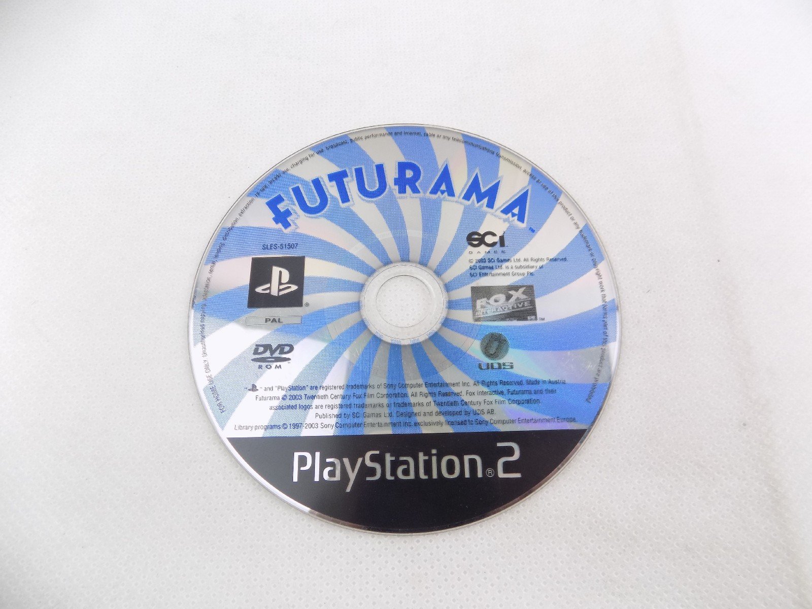 Mint Disc Playstation 2 Ps2 Futurama – Disc Only Free Postage II – 176 ...