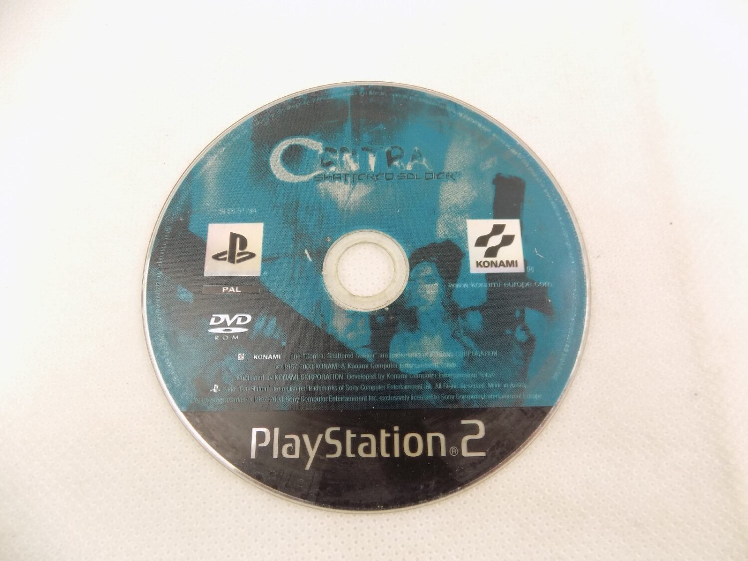 Mint Disc Playstation 2 Ps2 Contra Shattered Soldier - Disc Only Free ...