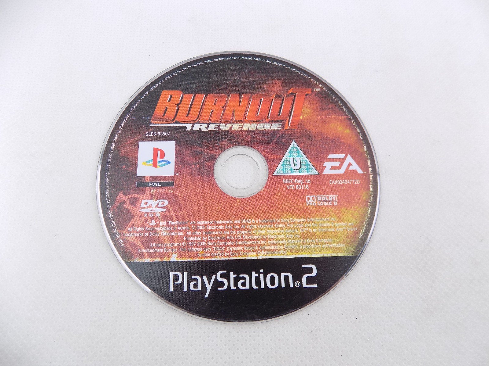 Mint Disc Playstation 2 Ps2 Burnout Revenge - Disc Only Free Postage II ...