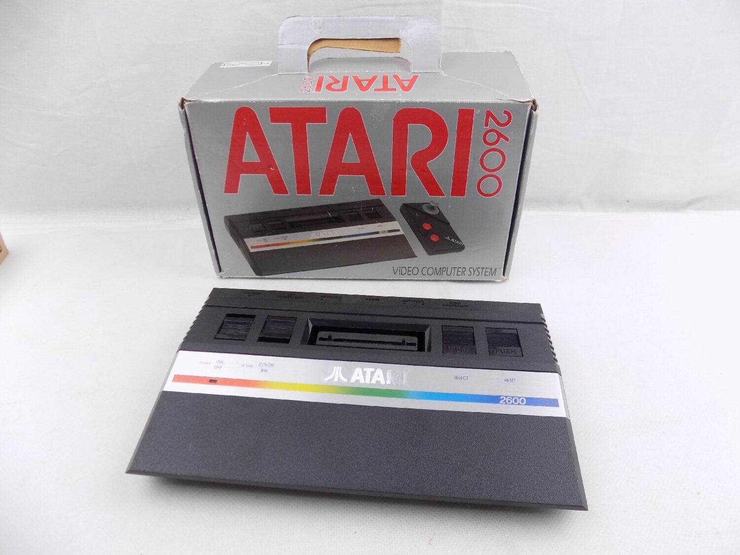 Boxed Atari 2600 Jr Video Computer System. Console + Box Only ...