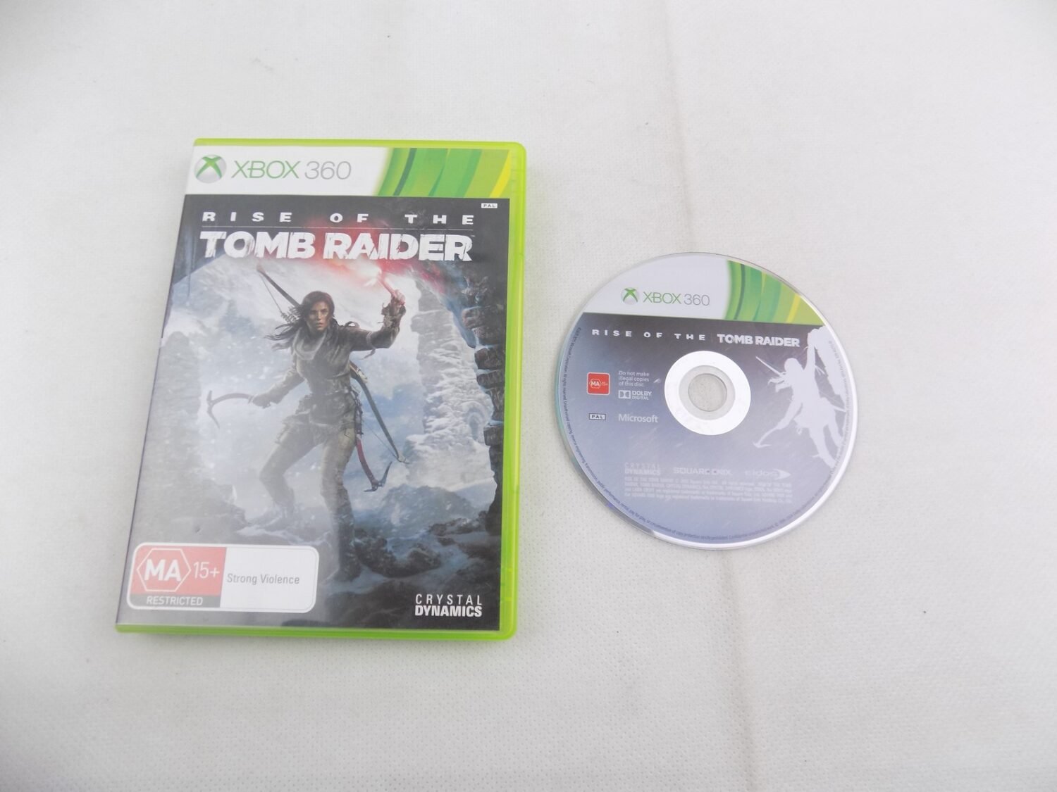 Mint Disc Xbox 360 Rise Of The Tomb Raider - No Manual - Starboard Games