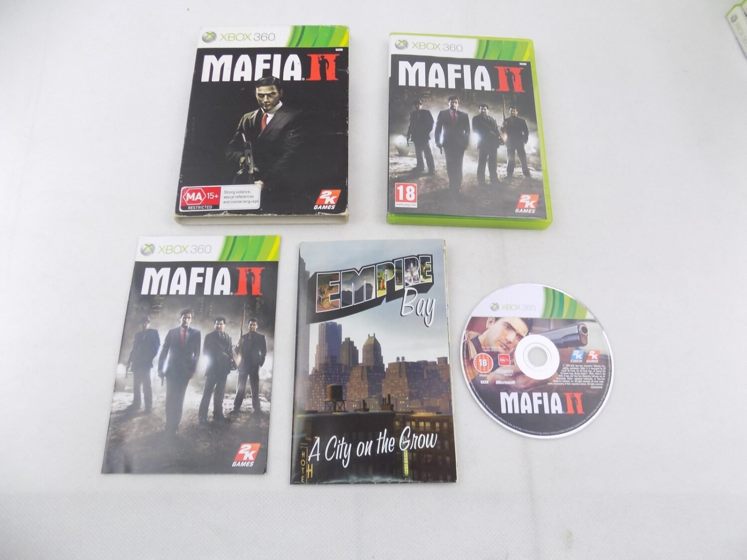 Mint Disc Xbox 360 Mafia II with Slip Cover - Inc Map - Inc Manual ...