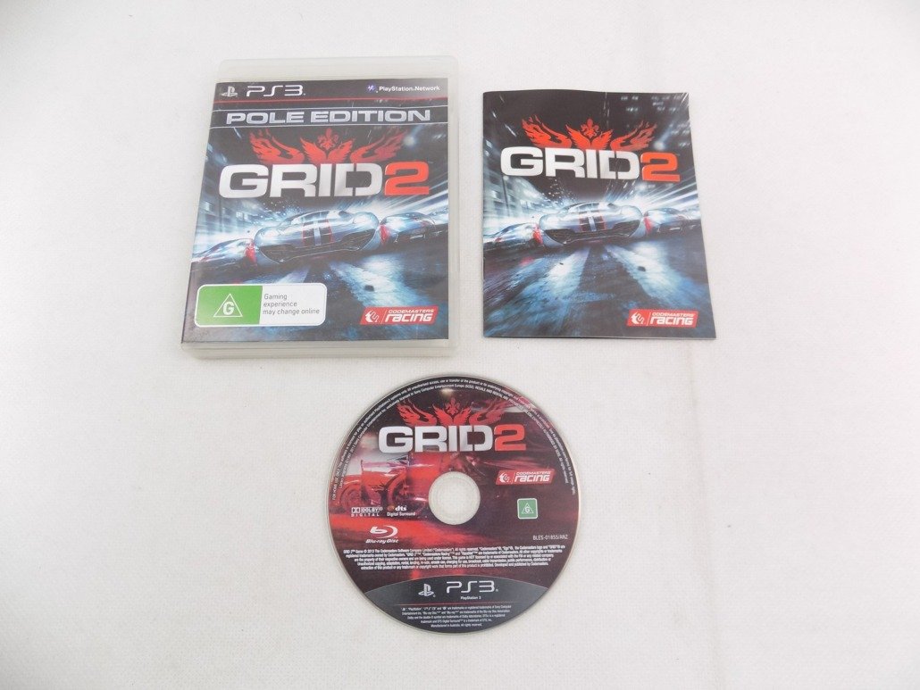 Mint Disc Playstation 3 Ps3 Grid 2 Pole Edition - Inc Manual ...