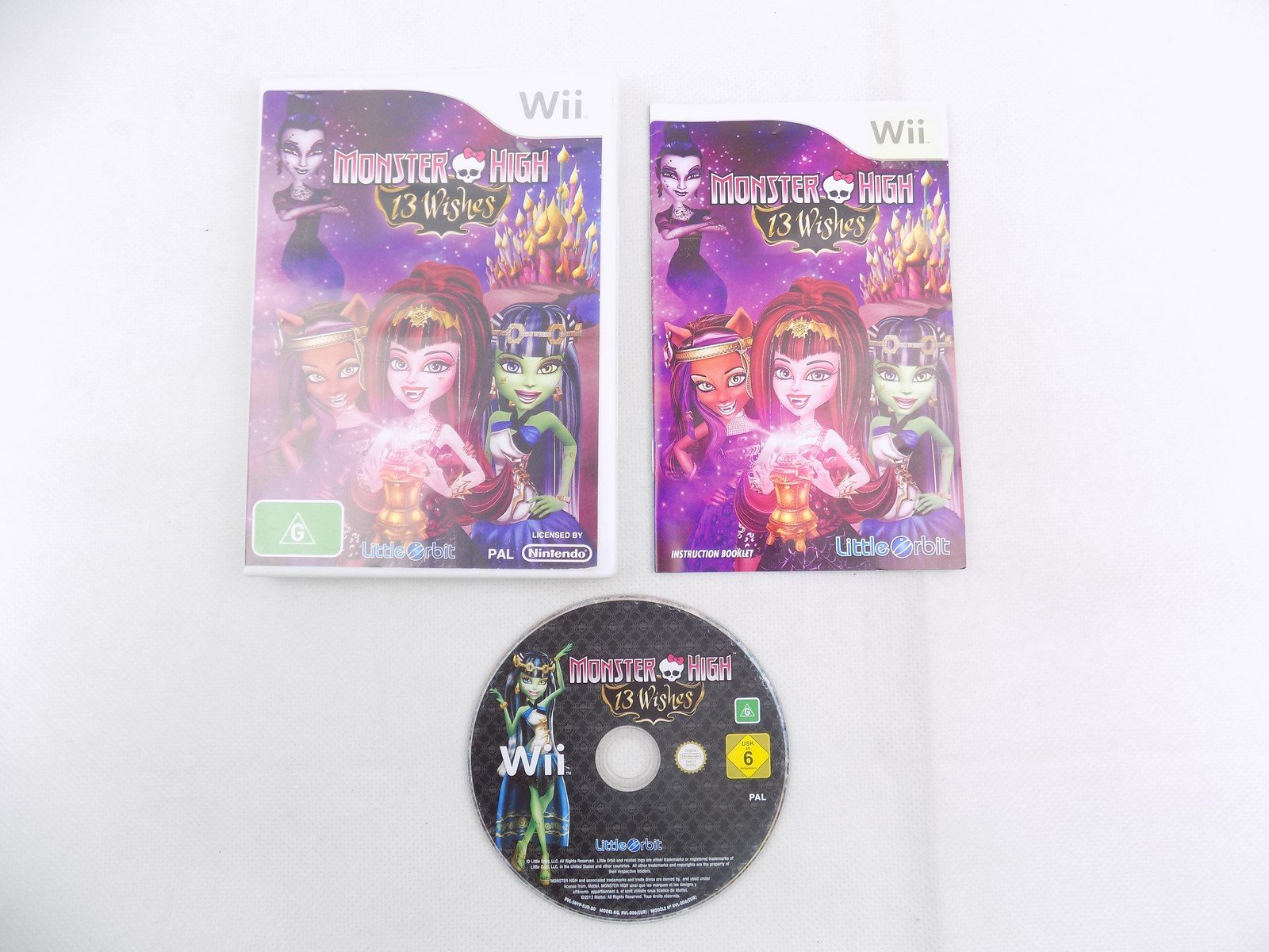 Mint Disc Nintendo Wii Monster High 13 Wishes Wii U Comp. Free Postage ...