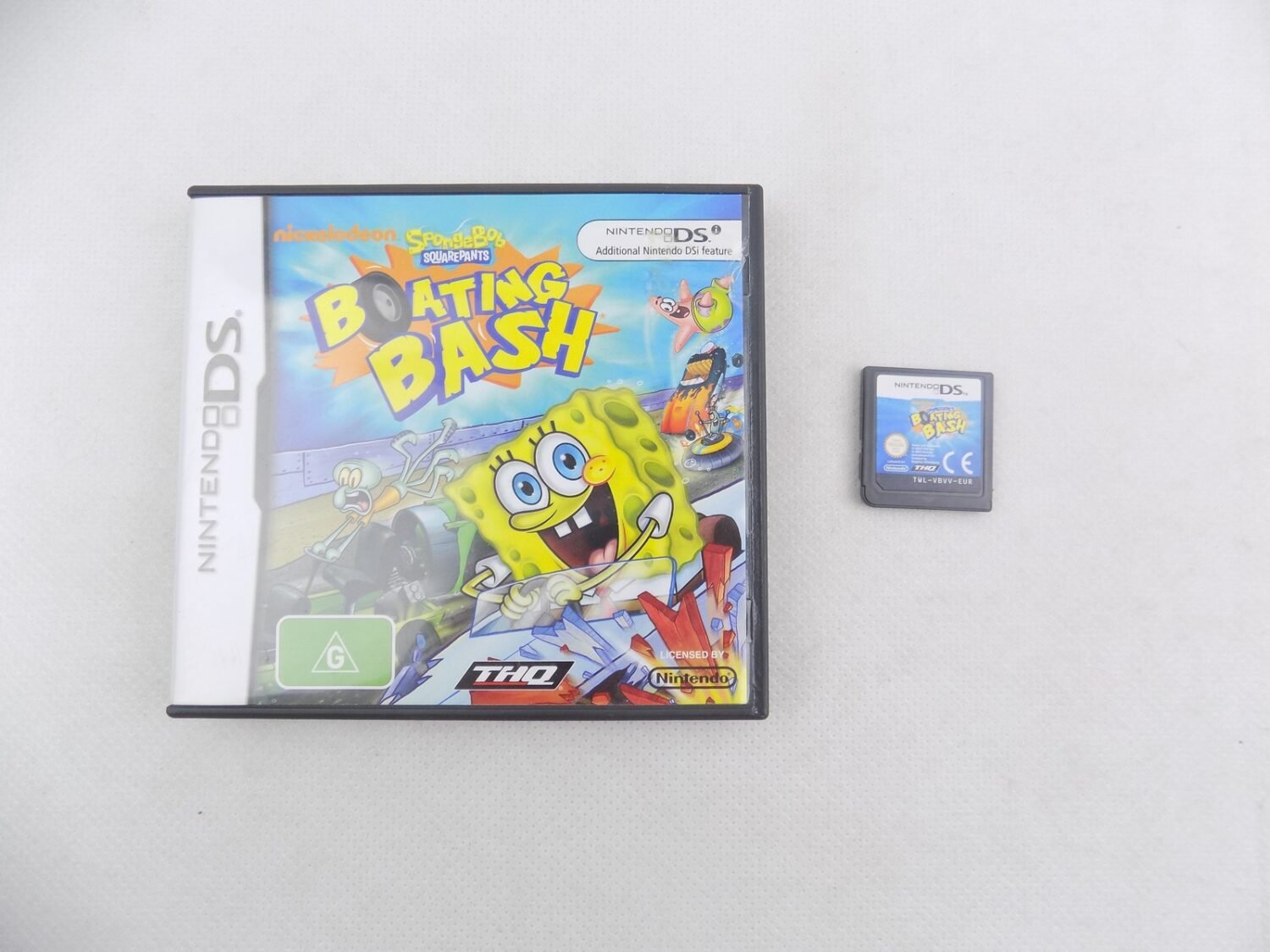 Like New Nintendo DS Spongebob Squarepants Boating Bash - No Manual ...