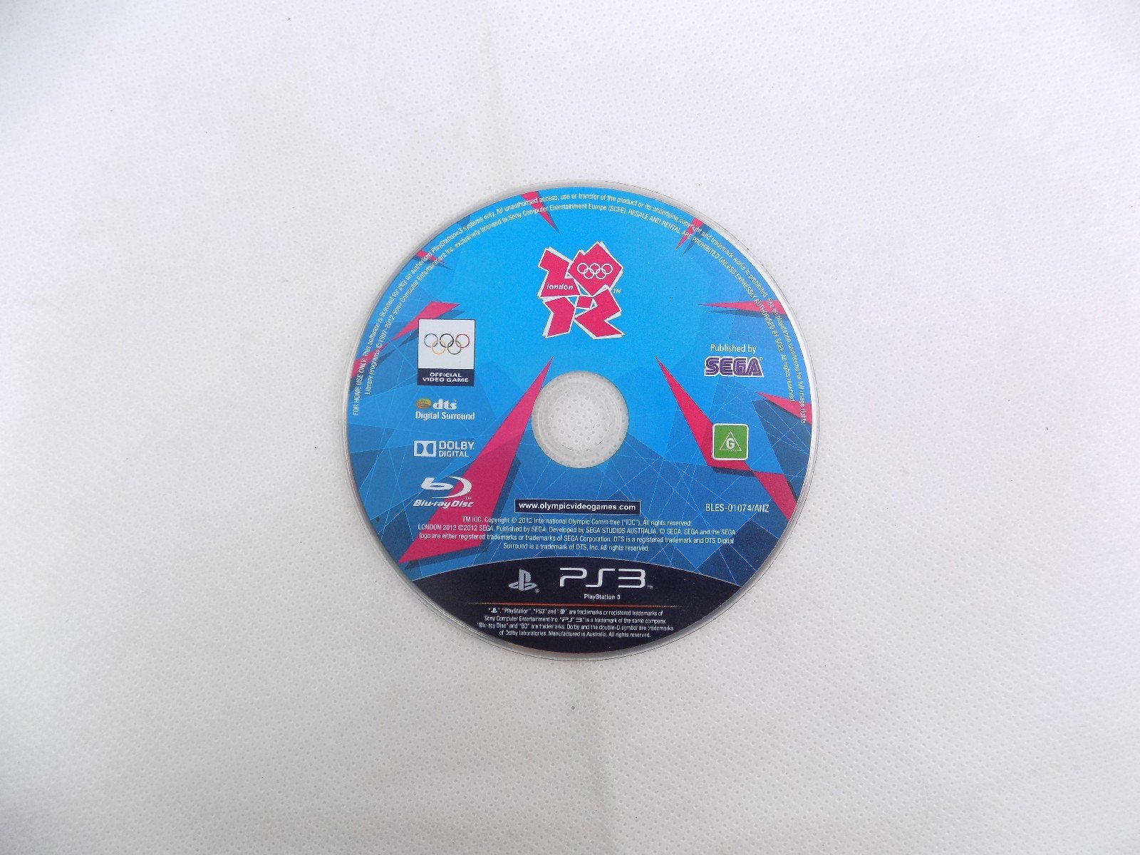 Mint Disc Playstation 3 Ps3 London 2012 Olympics – Disc Only Free ...