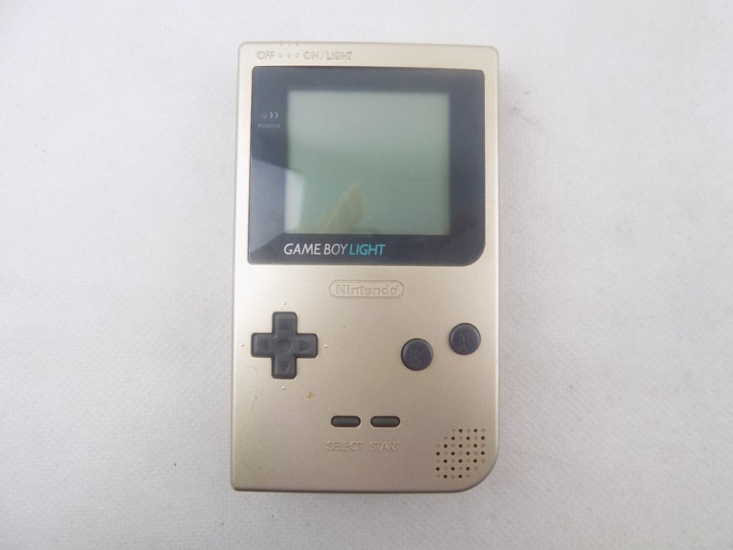 Nintendo Gameboy Game Boy Light Gold Handheld Console - Tested, Works ...