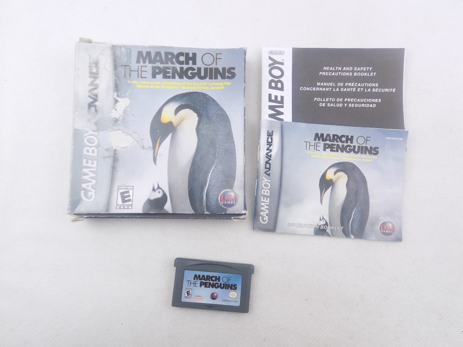 Boxed Nintendo Game Boy GameBoy Advance March Of The Penguins ...