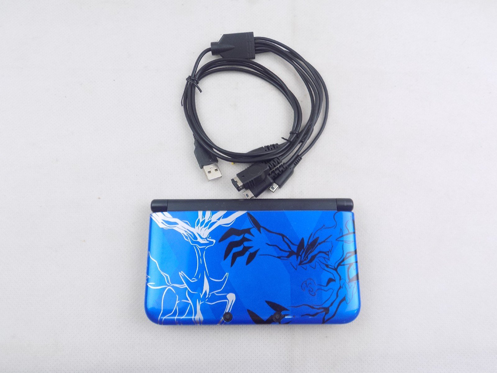Nintendo 3DS XL Pokemon X / Y Blue Edition Handheld Console Inc Charger ...