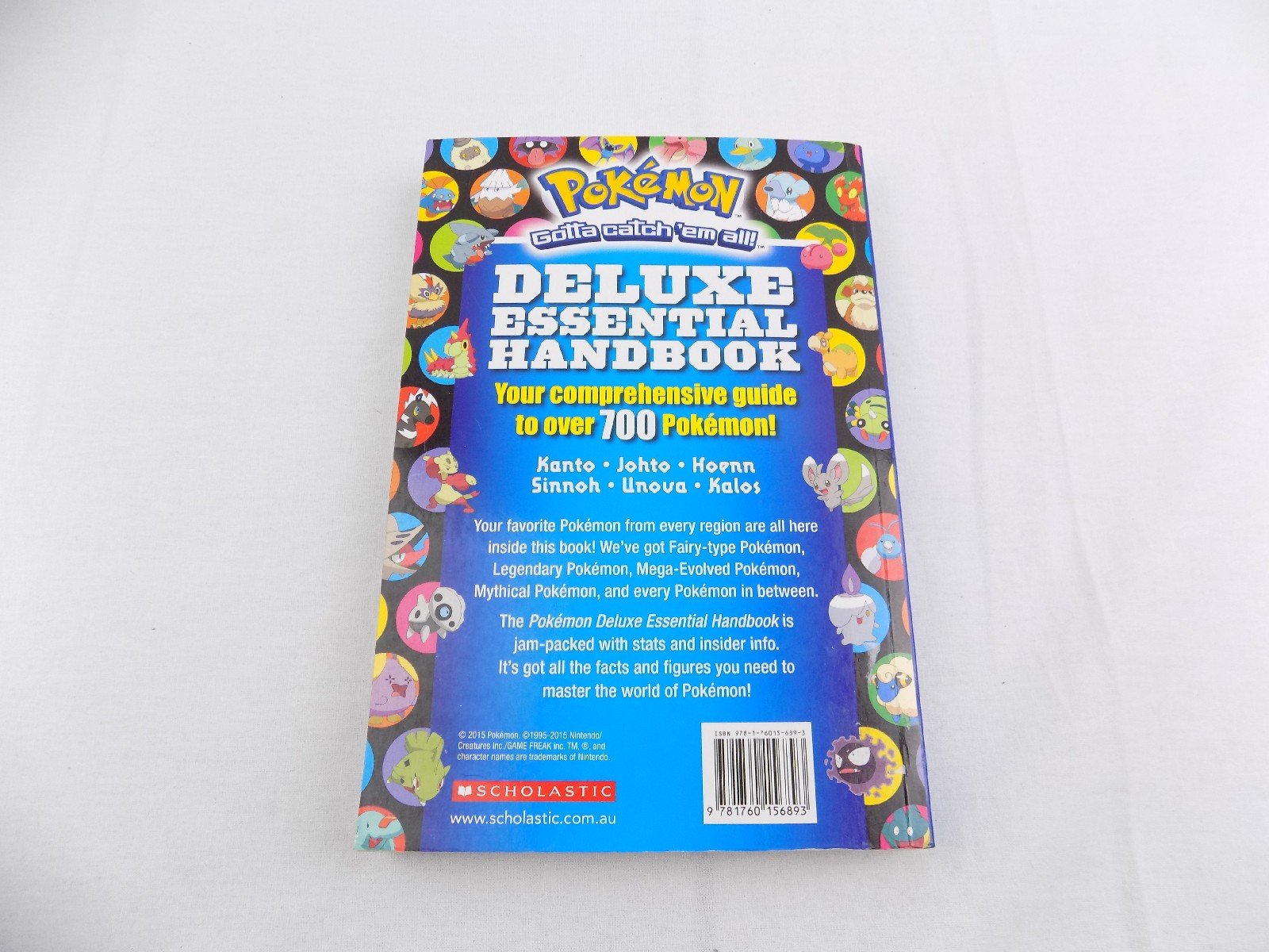 Pokemon Deluxe Essential Handbook 2015 Book - Starboard Games